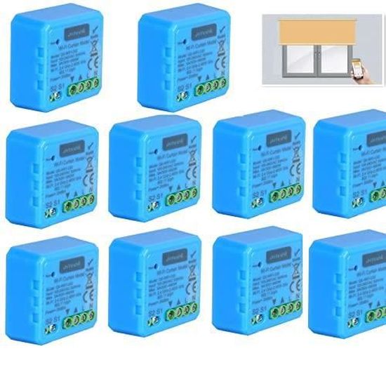 Anvek Interrupteur volets roulants WiFi, module de commande minuterie ...