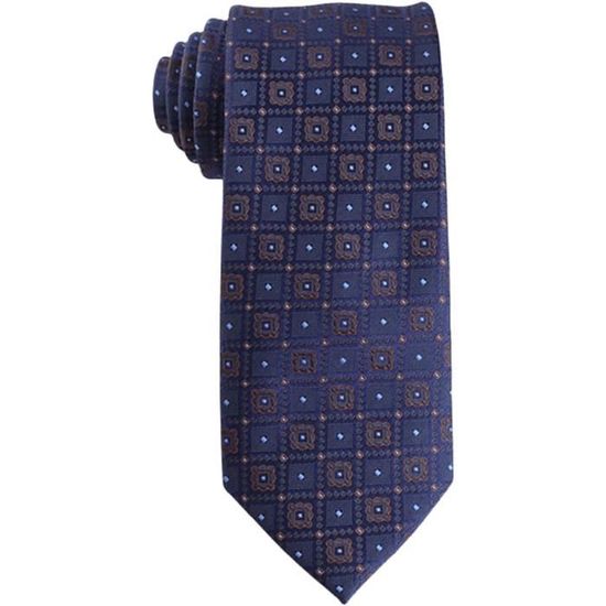 Cravate pour Homme - TRAHOO - Motif Cachemire - Bleu DLD0505 ...