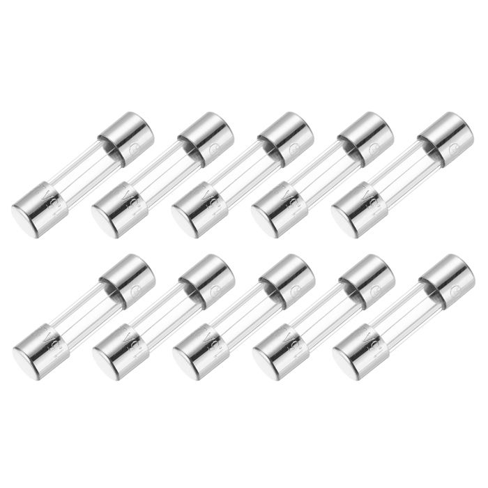 Fusible SOURCING MAP 10Pcs 1,5A 250V 5x20mm en Verre Temporisé UL Répertorié Fusible à ...