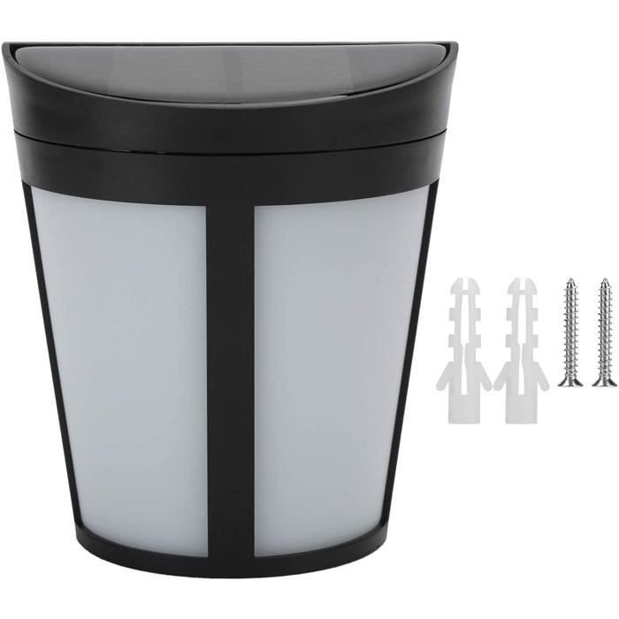 Lampes solaires extérieures, lumières de sécurité solaires sans Fil RVB, Lampe Murale Solaire ...