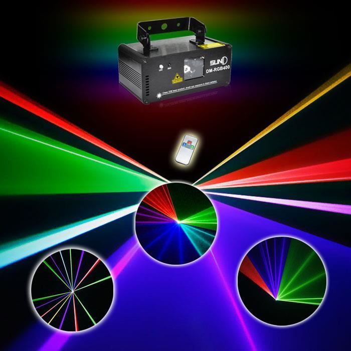 SUNY DMX 400mW RGB Laser Beam Scan Light adjustable blue brightness for ...