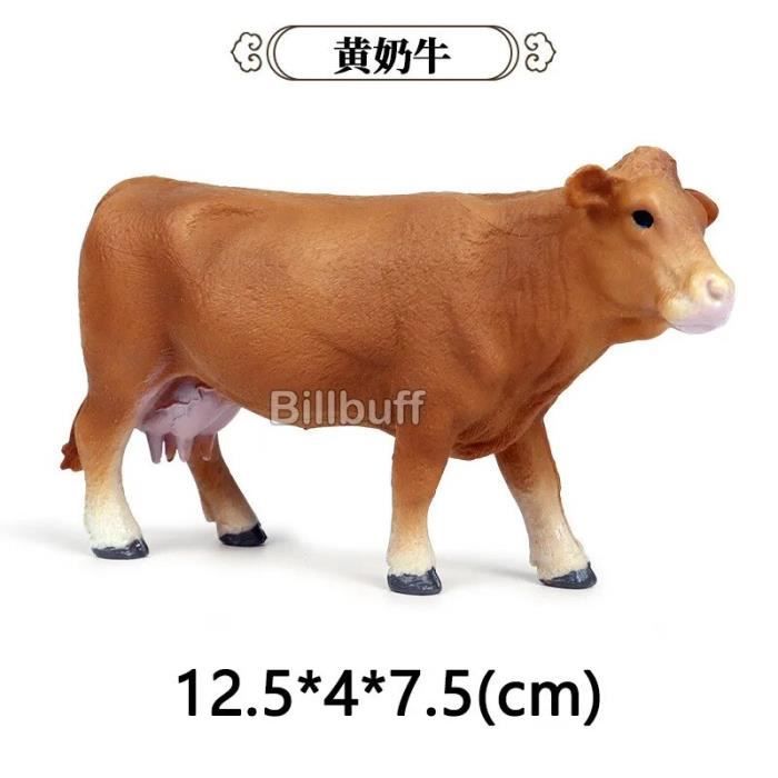 Chiffres de vache e - Figurines de ferme de Simulation, 1 pièce, Bétail ...