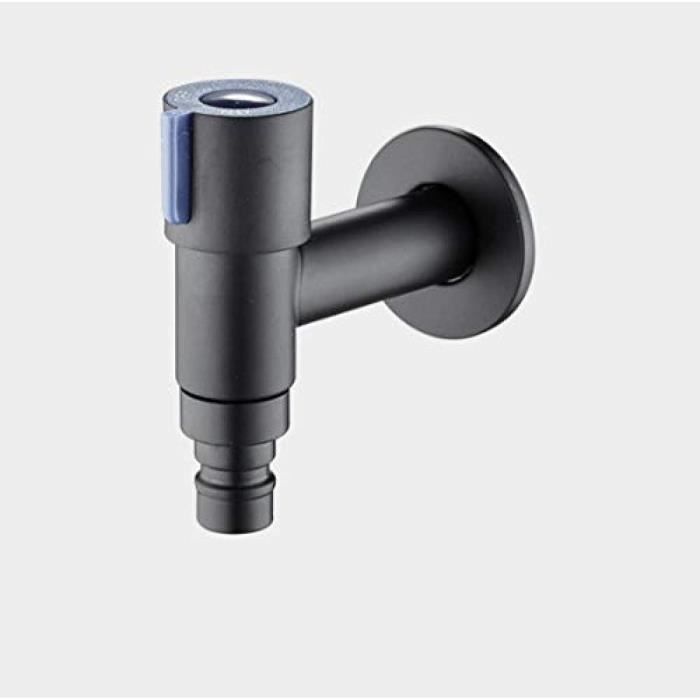 Robinet De Machine À Laver Noir Mat Vadrouille De Toilette Petit ...