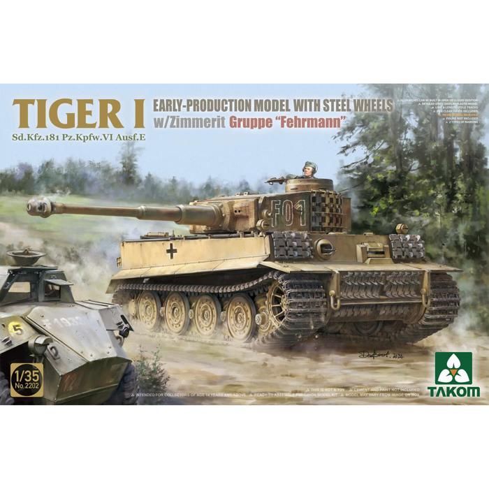 Maquette char : Tiger I Sd.Kfz.181 Pz.Kpfw.VI Ausf.E - Cdiscount Jeux ...