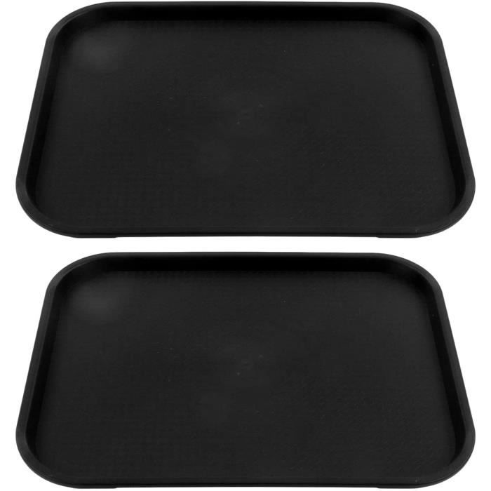 Plateau De Service, 2 Pièces Plateau De Restauration Rapide Empilable ...