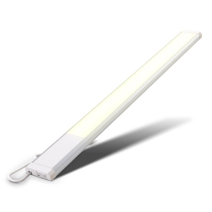 Réglette LED barre lumineuse éclairage 1100 Lumen 10W B.K.Licht ...