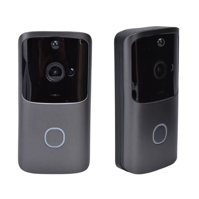 JIT sonnette de caméra sans fil WiFi HD 720P PIR détection de mouvement ...