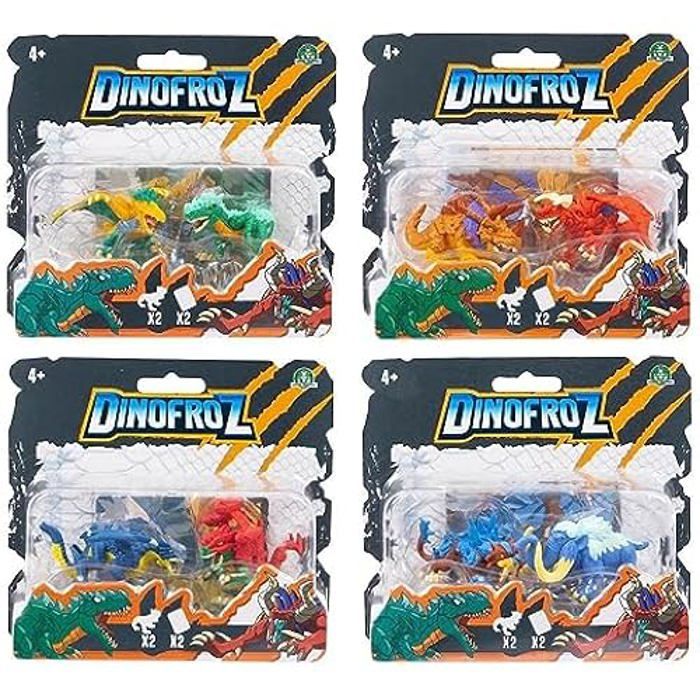 Figurines DINOFROZ - GIOCHI PREZIOSI - Blister 2 mini personnages ...