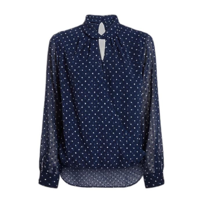 Blouse femme Guess Leila - small dot print secr - XXL Small dot print ...