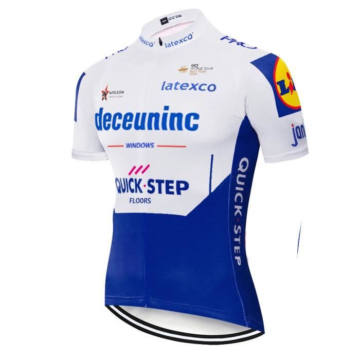 Maillot de cyclisme,Maillot de cyclisme de l'équipe Quick step à ...