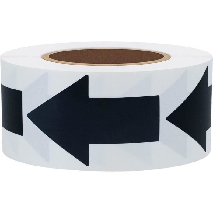 Black Arrow Lot De 500 Étiquettes Autocollantes Avec Flèche Noire 5 X 3 ...