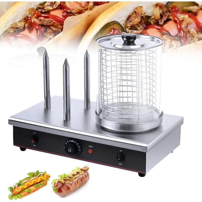 Machine À Hot-Dogs Et Machine À Réchauffer Les Pains, 2 En 1 Machine À ...