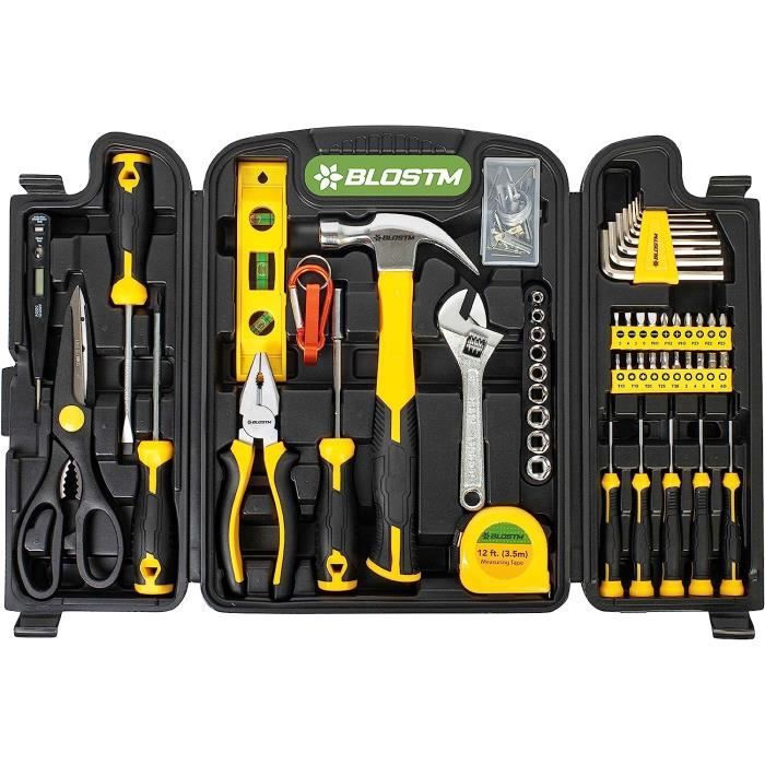 Malette Outils 54 Pièces - Kit Outils Bricolage - Boite A Outils À Main ...