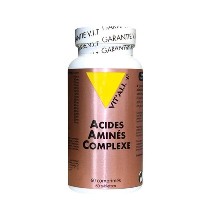 Vit'all+ Acides Aminés Complexe 60 comprimés - Cdiscount Au quotidien