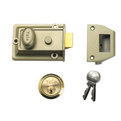Yale Locks P77 ENB/PB Verrou de sûreté traditionnel Visi Backset 60 mm ...