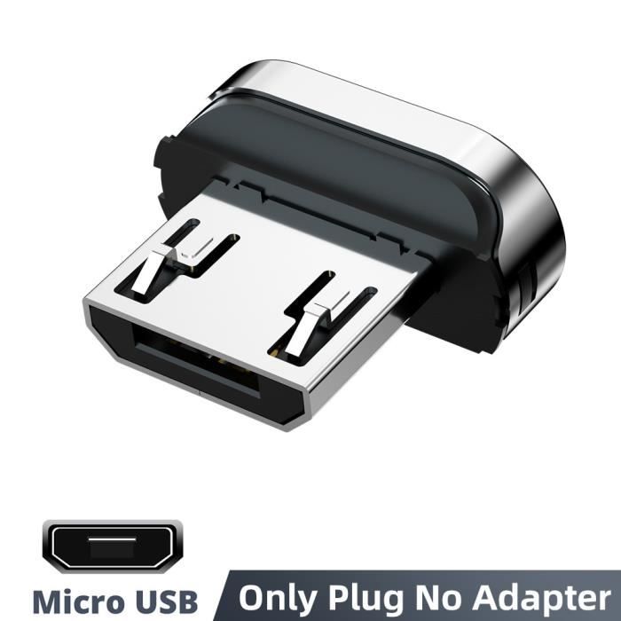 Micro plug -Micro USB Type C Câble Prise de CONVERSION Magnétique Câble ...