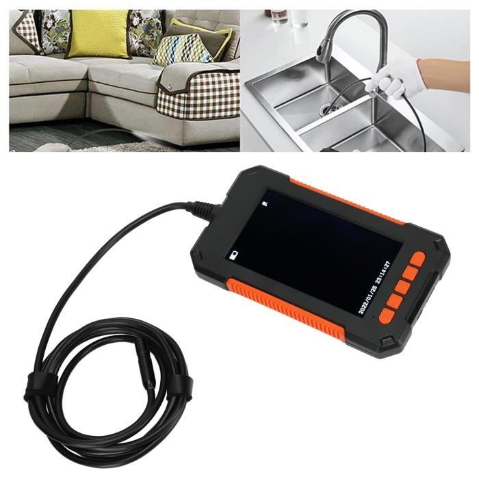 Endoscope industriel - ZJCHAO - 4.3in - 1080P HD - 8 lumières LED ...