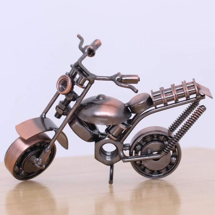 Modèle de Moto en Fer Forgé, Modèle de Moto Harley Rétro, Moto de Mode ...