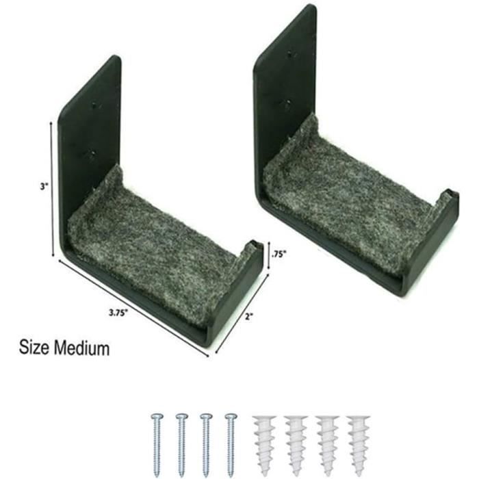 Lot De 2 Supports Muraux En Acier Pour Planche À Neige, Planche À Neige, Planche À Neige ...