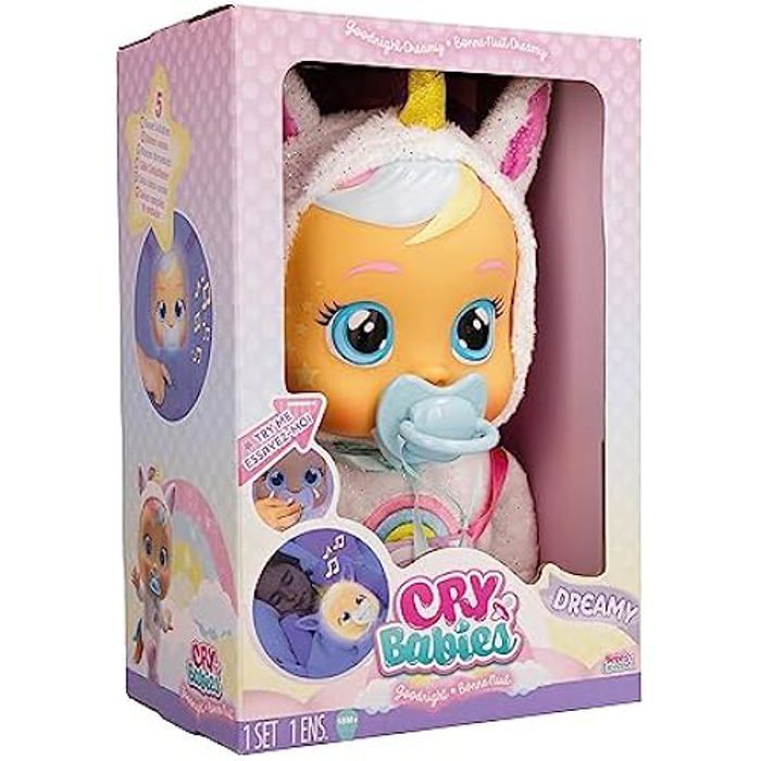 Poupée Interactive Cry Babies Goodnight Dreamy - CRY BABIES MAGIC TEARS ...