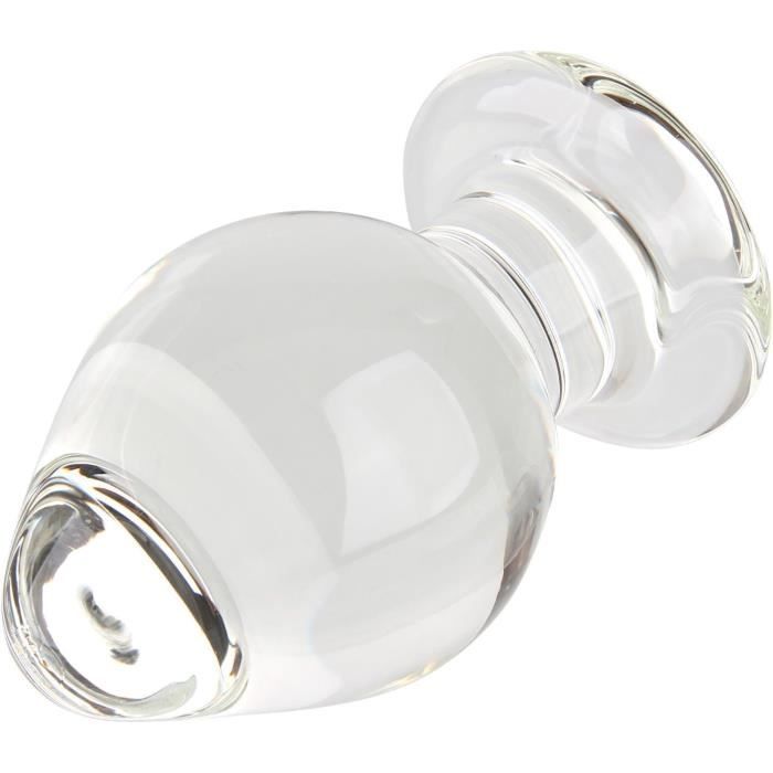 Enorme Bouchon En Verre De Tete, Plug Anale Dilatation Clair, Extra ...