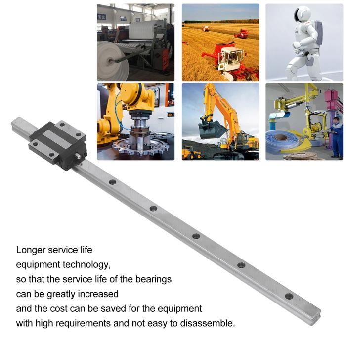 JIE Guidages Linéaires Rails De Guidage Aucun Acier À Roulement ...