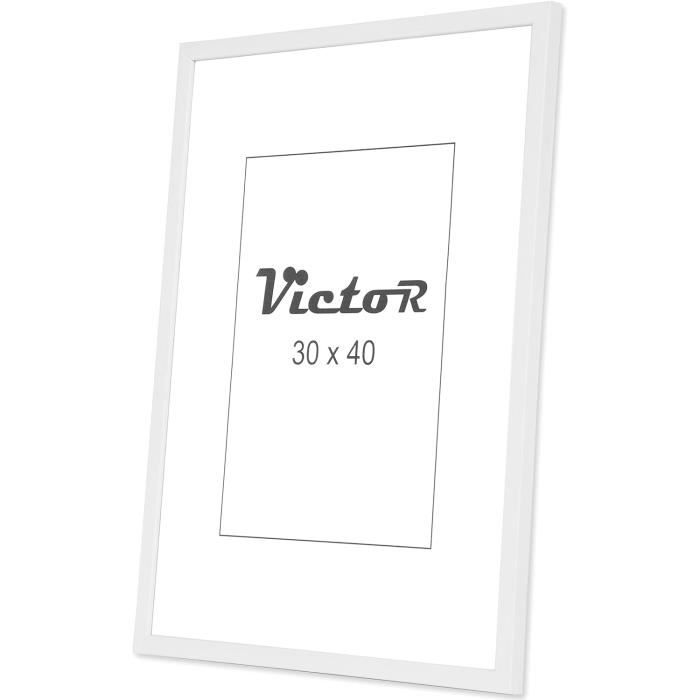 Cadre Photo Nolde Blanc Set De 3-30X40 Cm (A3) - Baguette: 11X13Mm ...