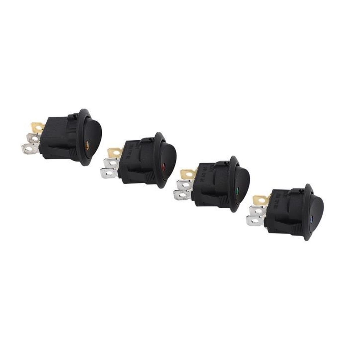 TMISHION interrupteur à 2 positions 20 pièces interrupteur à bascule 3 ...