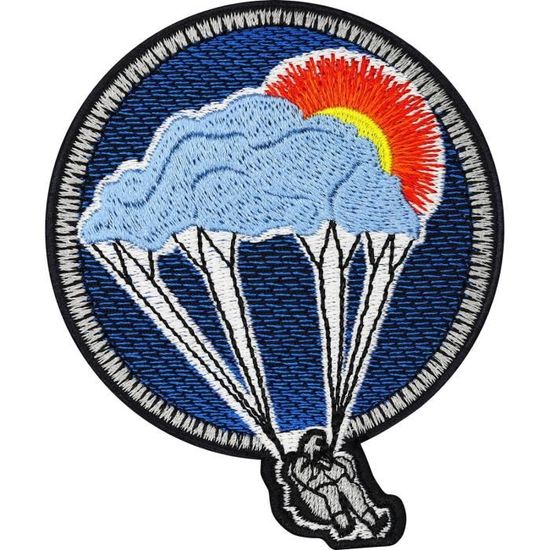 Écusson Thermocollant Patch Parachutiste | Patches De Sport Extrême ...