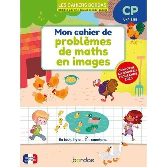 Mon cahier de problèmes de maths en images CP - Cdiscount Librairie