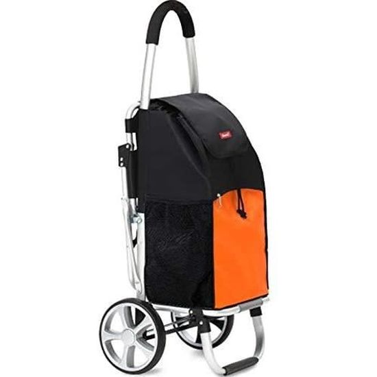 Chariot de Course Pliable, Chariot de Magasinage, Caddie de Course ...