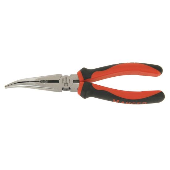 Pince à bec demi-rond coudé 200mm - HANGER - 231005 - Cdiscount Bricolage