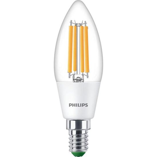 Ampoule LED Ultra Efficient Classe A - PHILIPS - 40W - Culot E14 - Blanc chaud 2700K ...