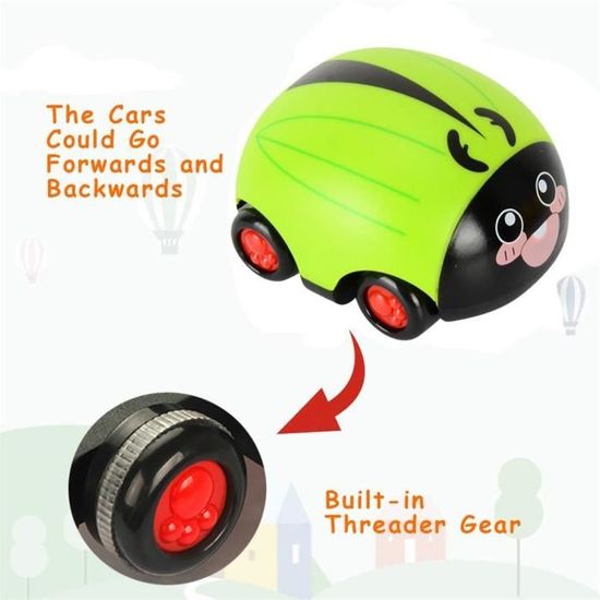 VINGVO jouet de voitures à friction L'inertie bidirectionnelle tire les ...