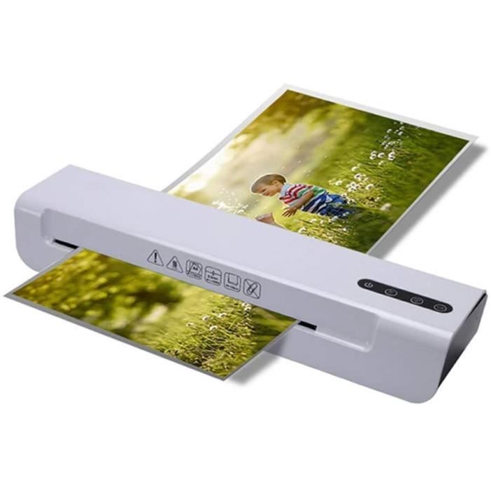 Plastifieuse thermique pour a4, plastifieuse à deux étages pour bureau de machine à plastifier ...