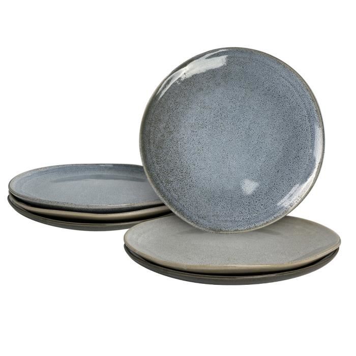 Grandes Assiettes Zao Design - Cdiscount Maison