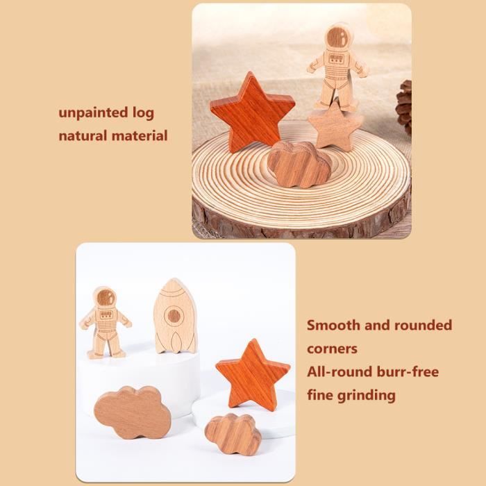 Jouets de jeu d'équilibre empilables en bois Jeu d'équilibre à jeux ...