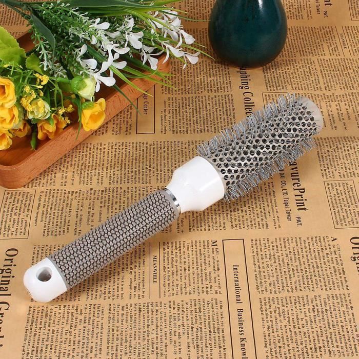 Peigne rond en céramique - ATYHAO - 32mm - Antidérapant - Nylon ...