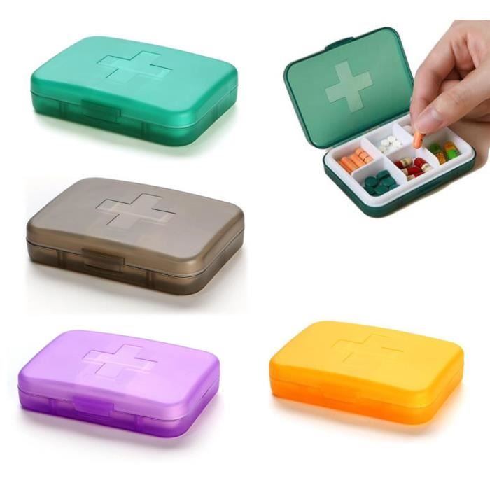 Boîte à médicament,boîte à medicament portable avec compartiment,boîte ...