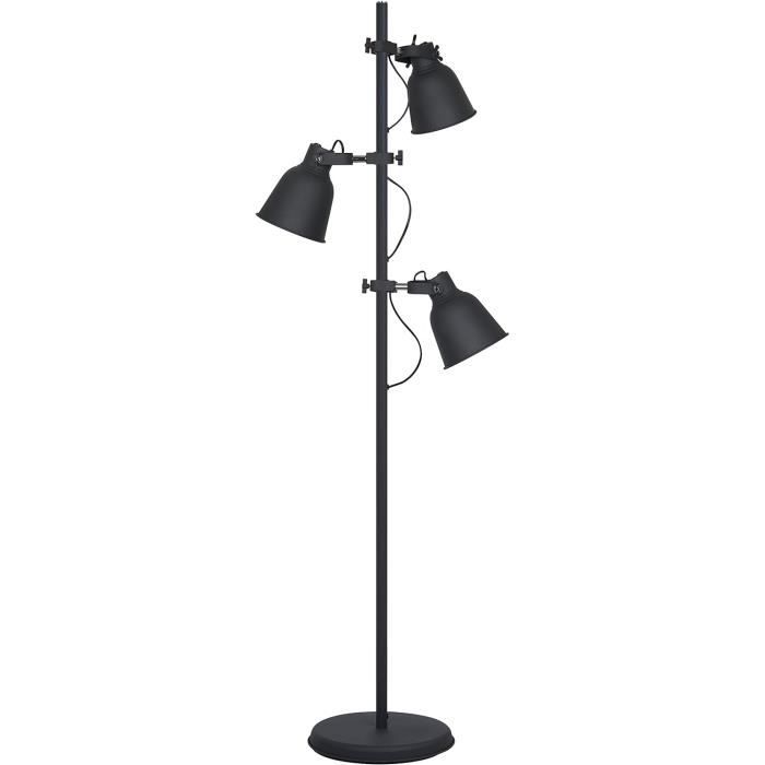 Ilumination De Design Lampadaire 18 W Noir[H1369] - Cdiscount Maison
