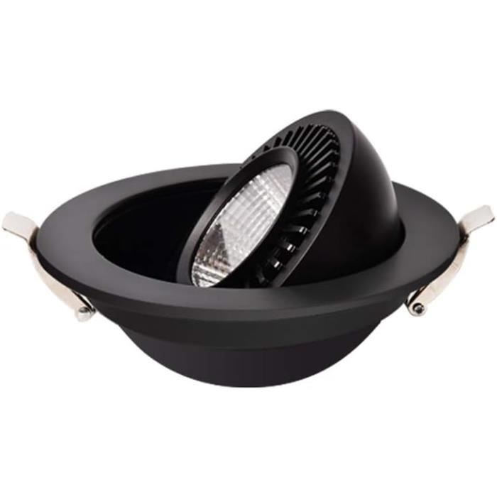 12 W Led Baffle Downlight Retrofit Encourouflé Super Bright Angle ...