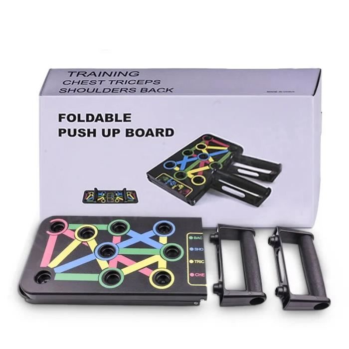 Appareil abdo,Planche Push Up Multifonction,Support de Fitness Pliable,Entraînement Musculaire ...