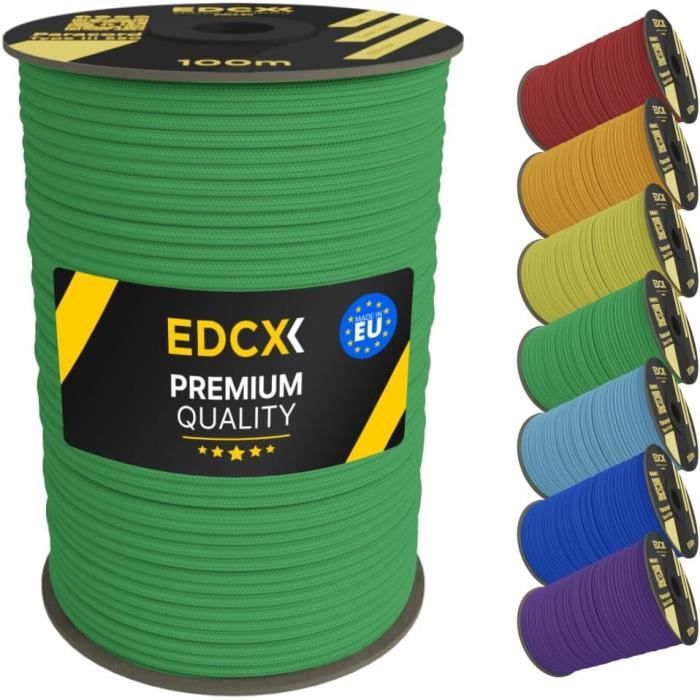 Paracorde En Nylon 4 Mm 550 100 M (330 Pieds) - Type Iii, Corde 100% ...