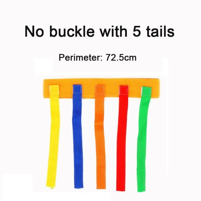 5 queues orange - Ceinture de gilet attrape-queue pour enfants ...