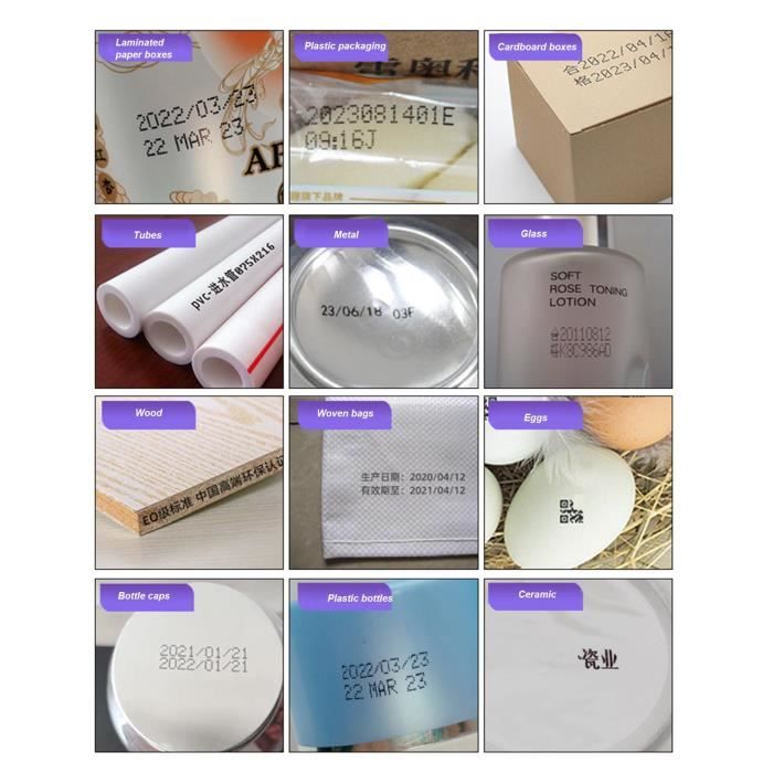 DEX imprimante portable Machine de Codage à Jet D'encre à Séchage ...