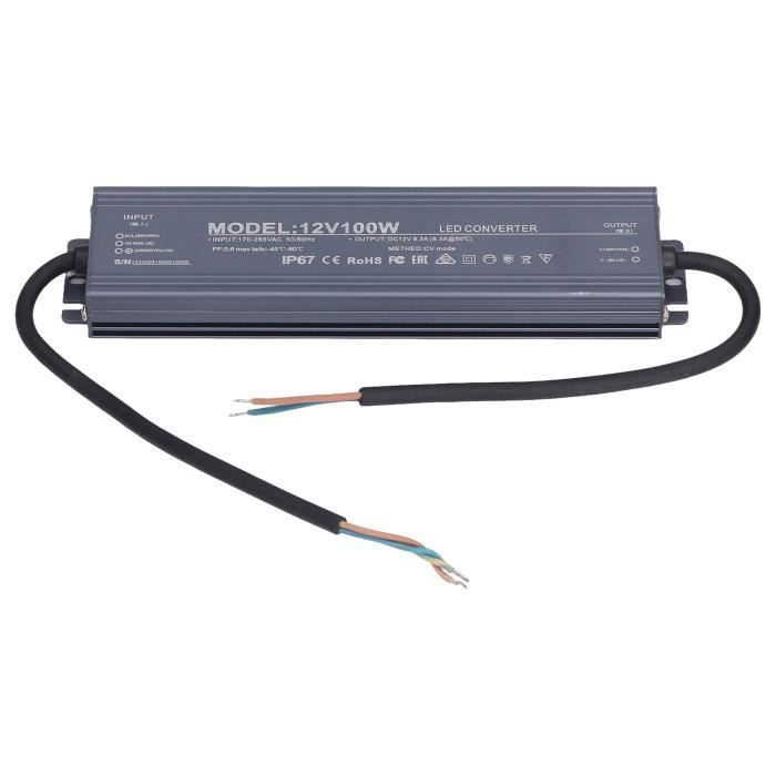 Duokon Adaptateur d'alimentation Alimentation étanche IP67 Câble de ...