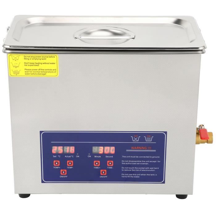 Machine à nettoyer à ultrasons DUOKON PS-30A - Blanc - 6,5 L - 180 W ...