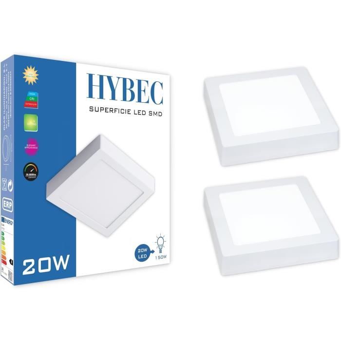 Hybec- Luminaire Plafonnier, Plafonnier Led, Lustre Chambre, Neon Led ...