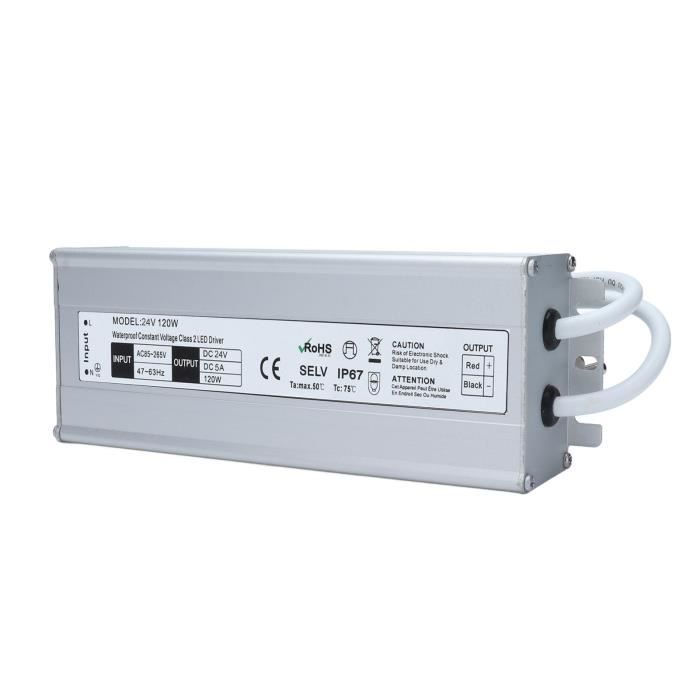 Garosa Alimentation du pilote LED Driver LED étanche IP67 adaptateur de ...