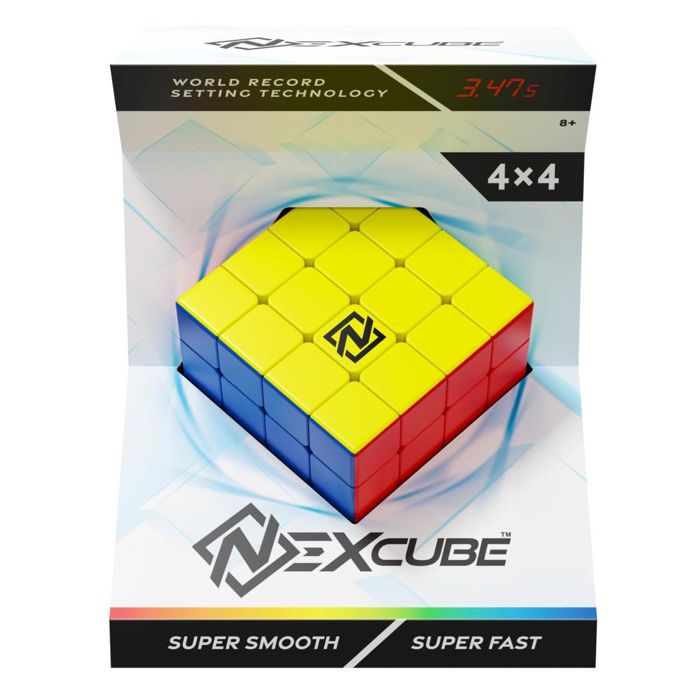 Cube 4x4 - Nexcube - Jeu de Casse Tête - Multicolore - 8 ans et plus ...